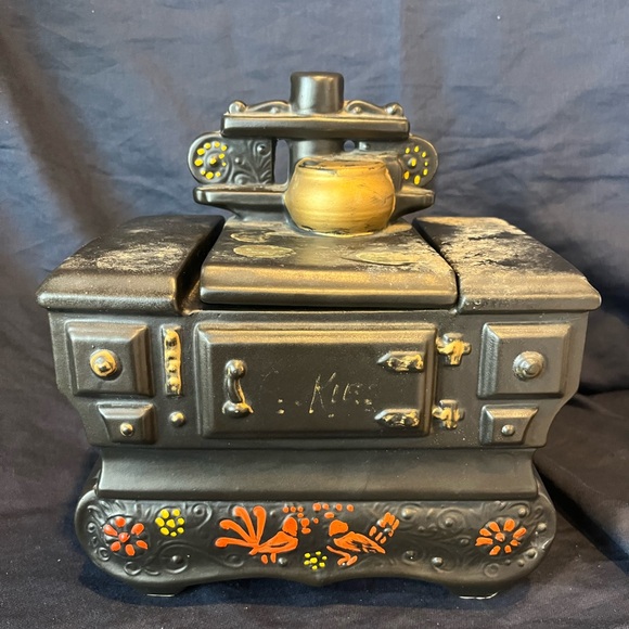 Accents | Vintage Mccoy Black Stove Cookie Jar | Poshmark